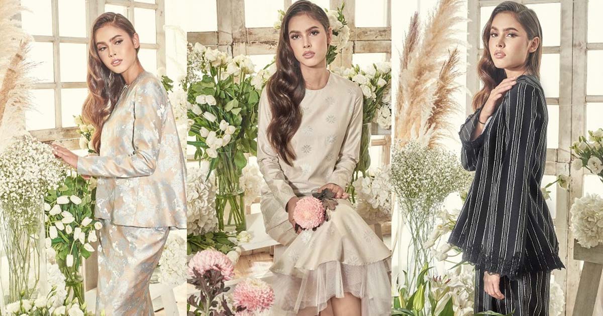 10 Koleksi Fesyen Baju Raya 2019 Rekaan Pereka Tempatan, Serius Rambang ...