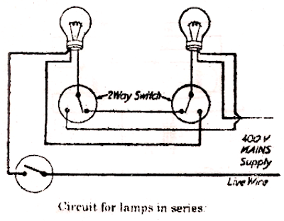 electrical topics: Circuit for Operation Either Both Lamps in Series Or ...