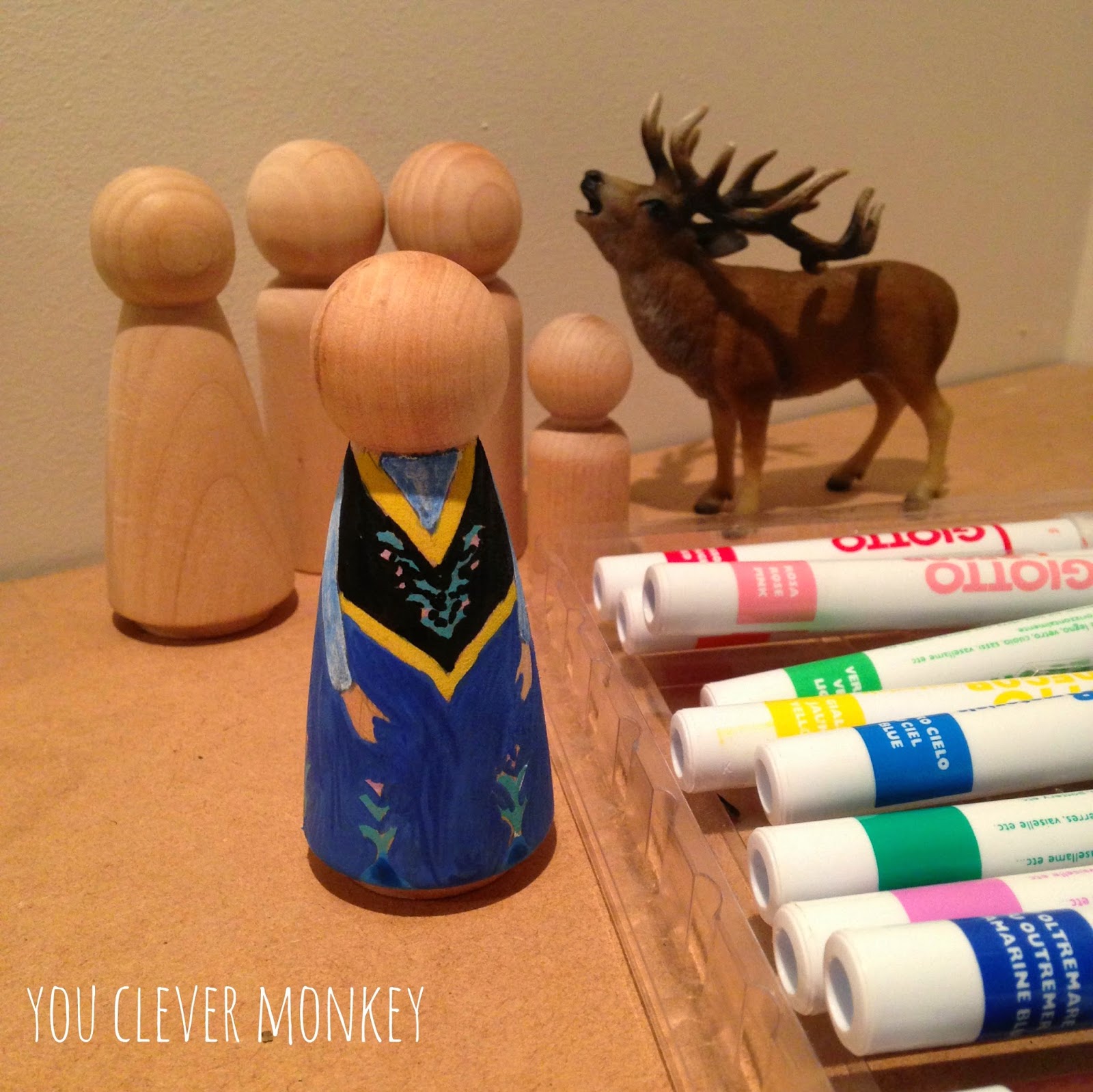 DIY FROZEN PEG PEOPLE | you clever monkey