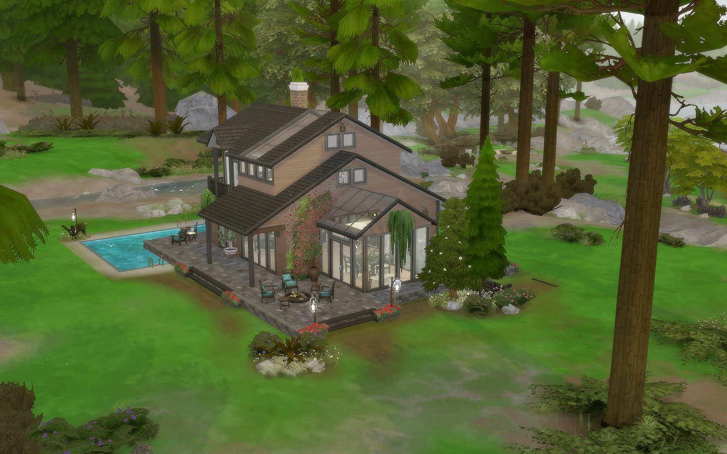 House 58 - Cabin For Couple - Via Sims