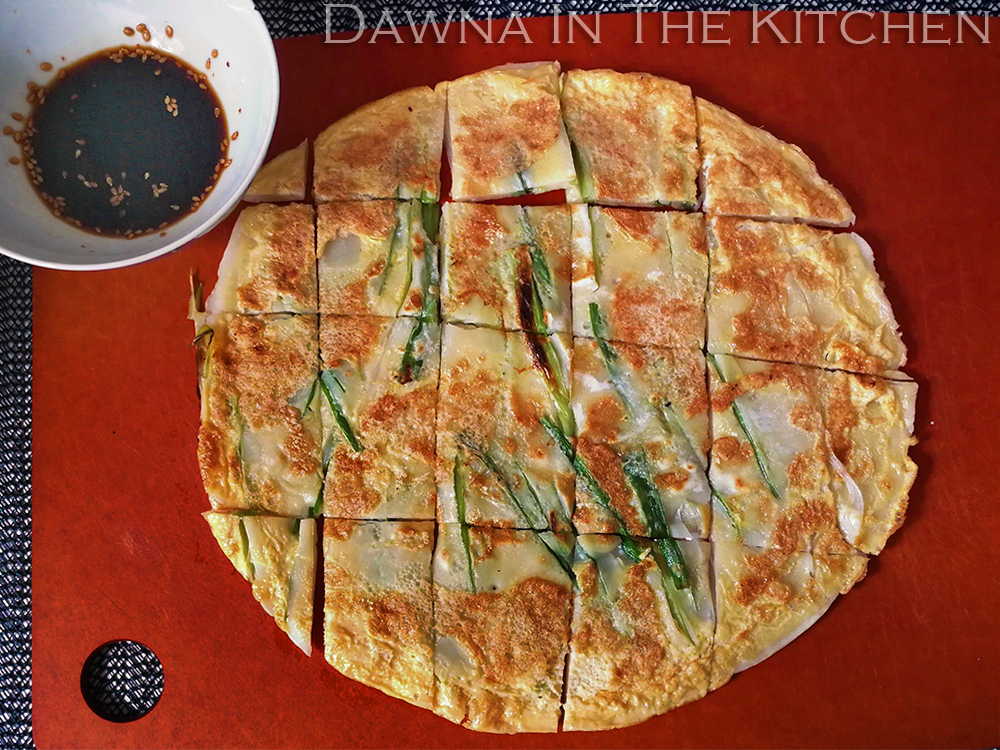 Dawna in the Kitchen: Pajeon: Korean Scallion Pancake