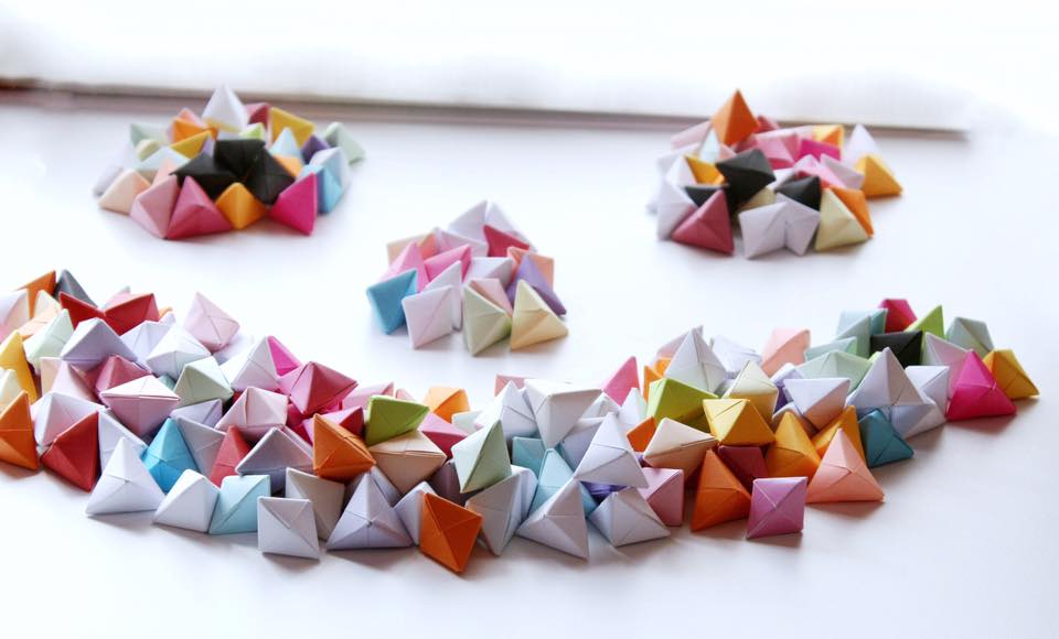 Con Papel, el arte del origami - Bailando bajo la luna