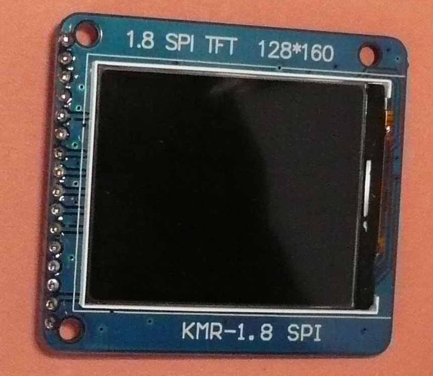 Électronique en amateur: Écran couleur KMR-1.8 SPI (ST7735) et Arduino