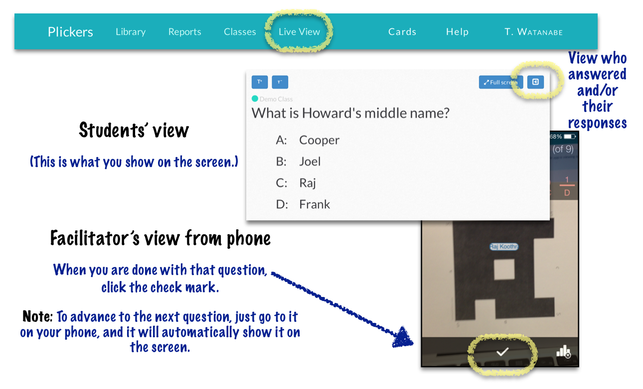 Formative Assessment with Plickers