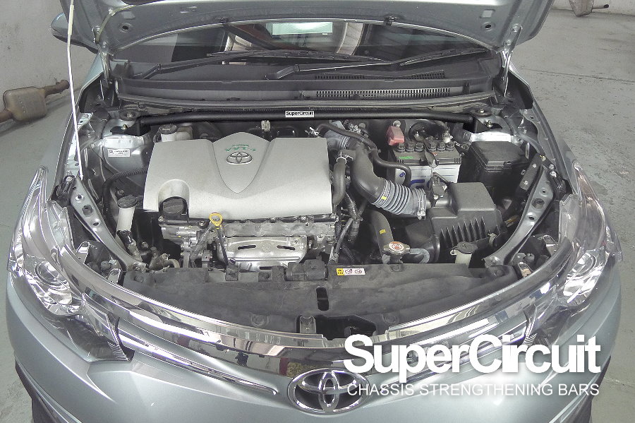 SUPERCIRCUIT CHASSIS STRENGTHENING BARS: Toyota Vios (NCP151, 2NR-FE ...