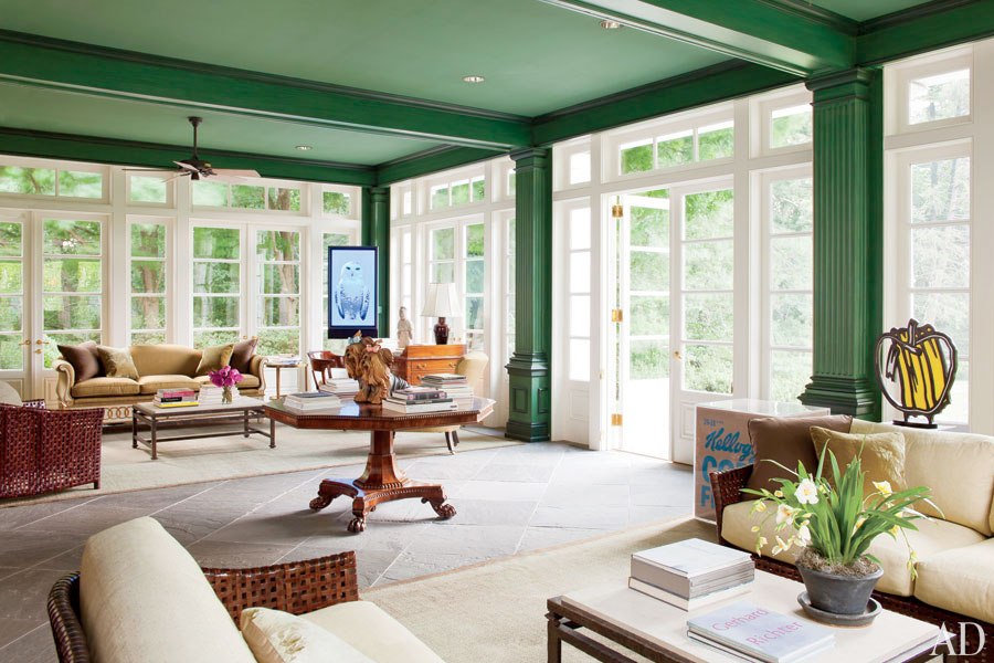 New Home Interior Design: Inspiring Green Rooms