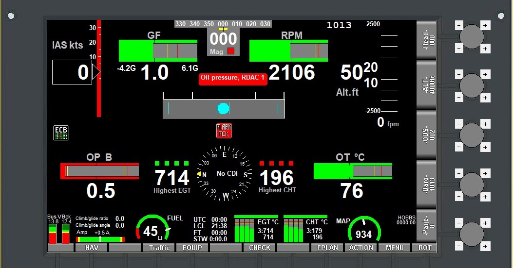 Onex build log: Another EFIS screen