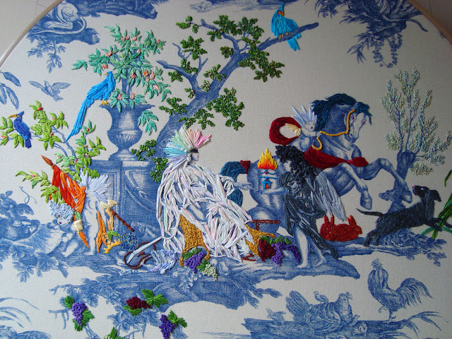 nickyskye meanderings: toile, exploring a traditional design pattern ...