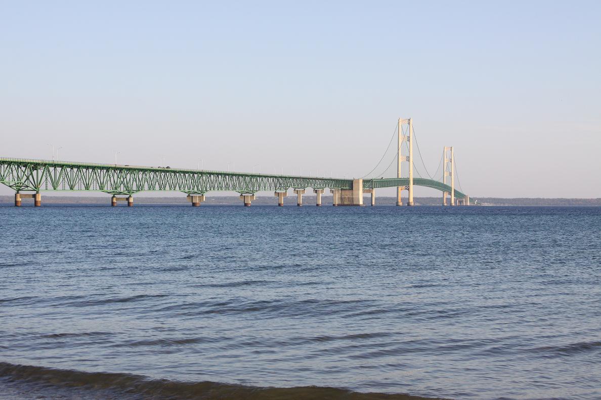 Michigan Exposures: The Mackinac Bridge in the Fall