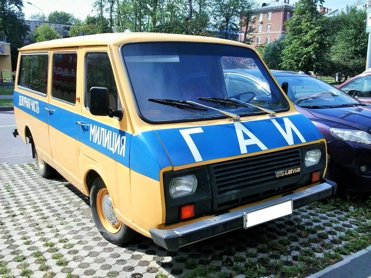 Spotted...cars in Moscow: RAF-2203 Latvija Traffic Police Van