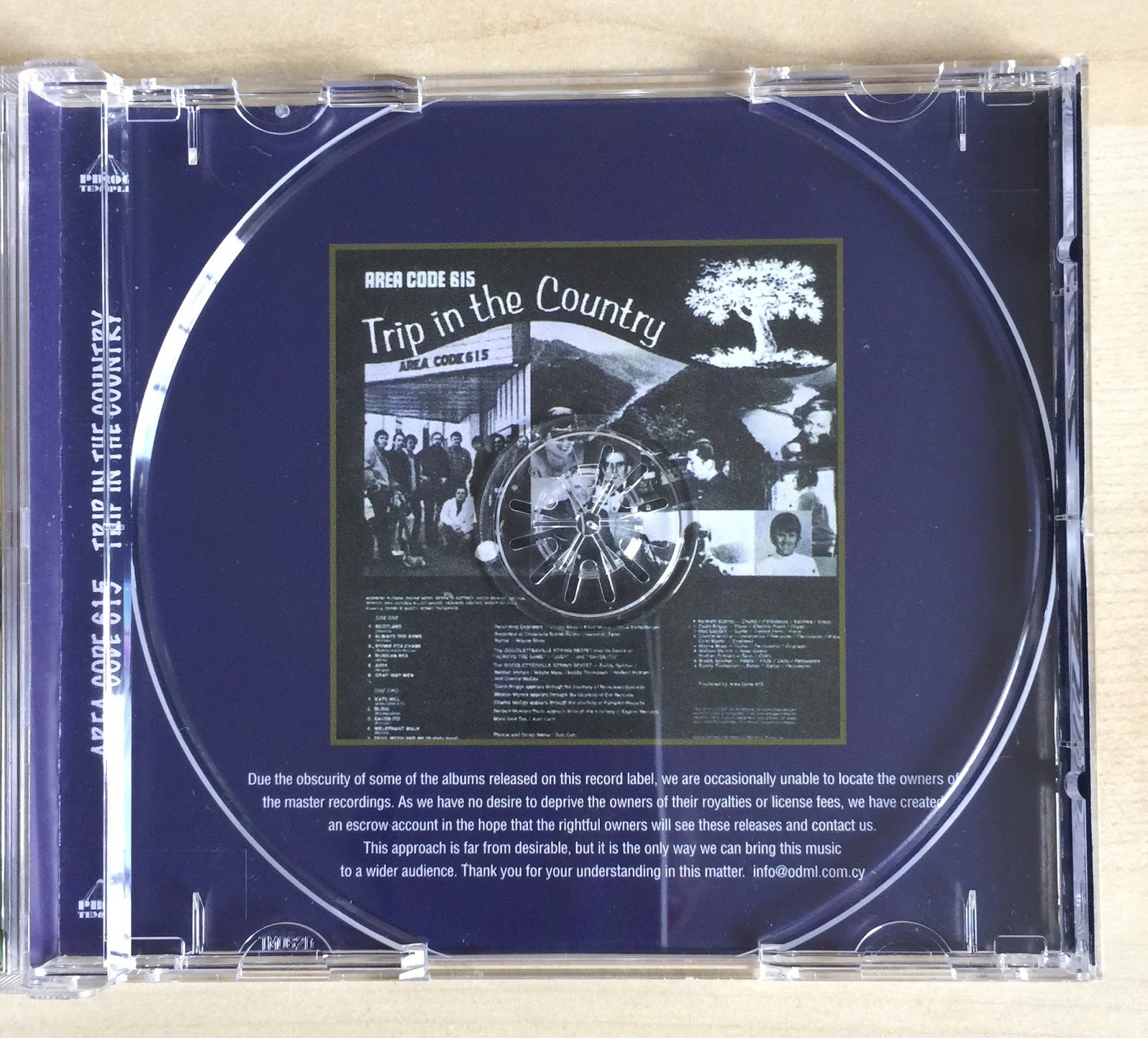 Sounds Good, Looks Good...: "Trip In The Country" by AREA CODE 615 ...