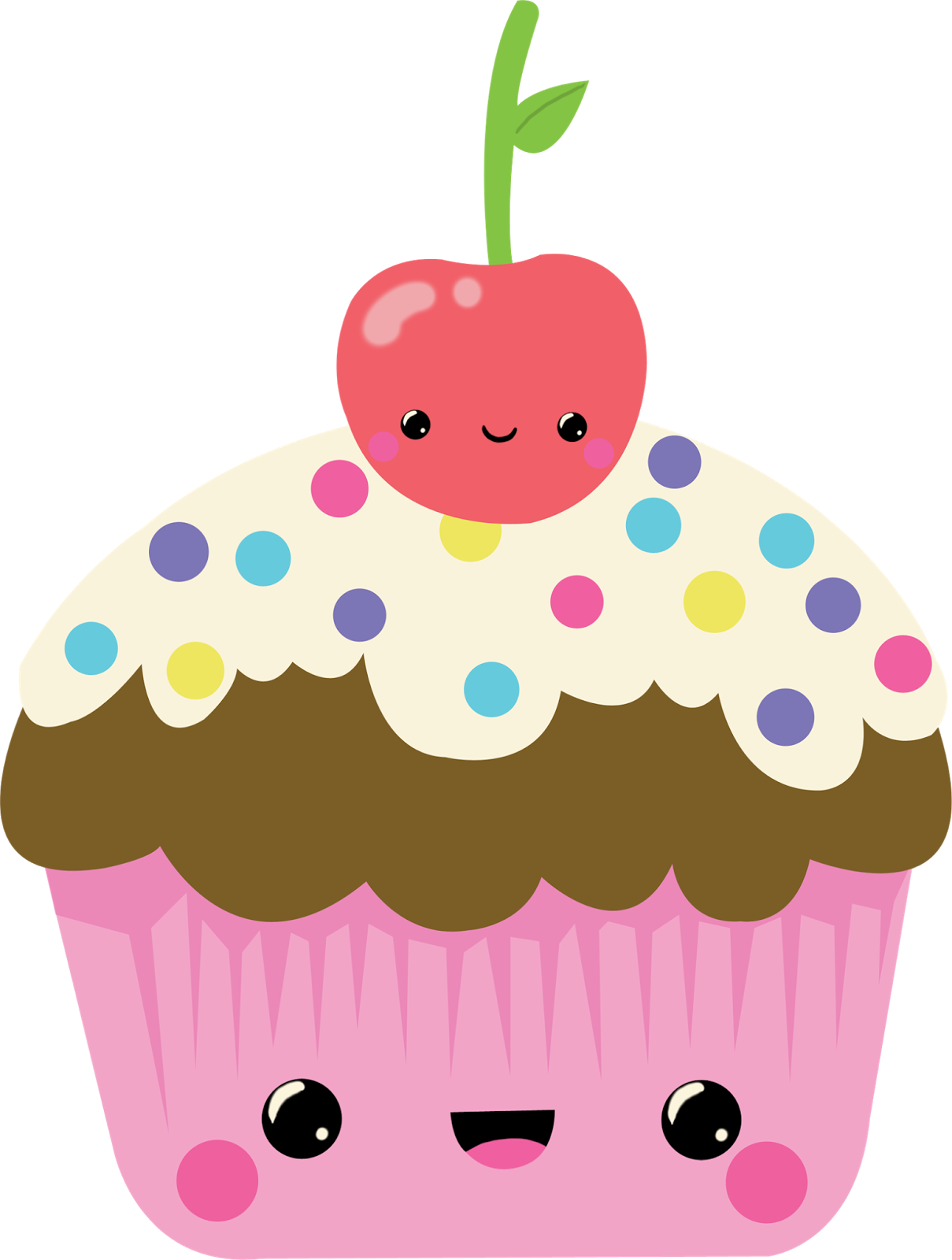 Imagenes de cupcakes animados - Imagui
