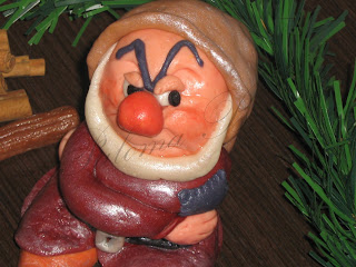 Le Torte di Paloma: Cake topper Brontolo dei sette Nani