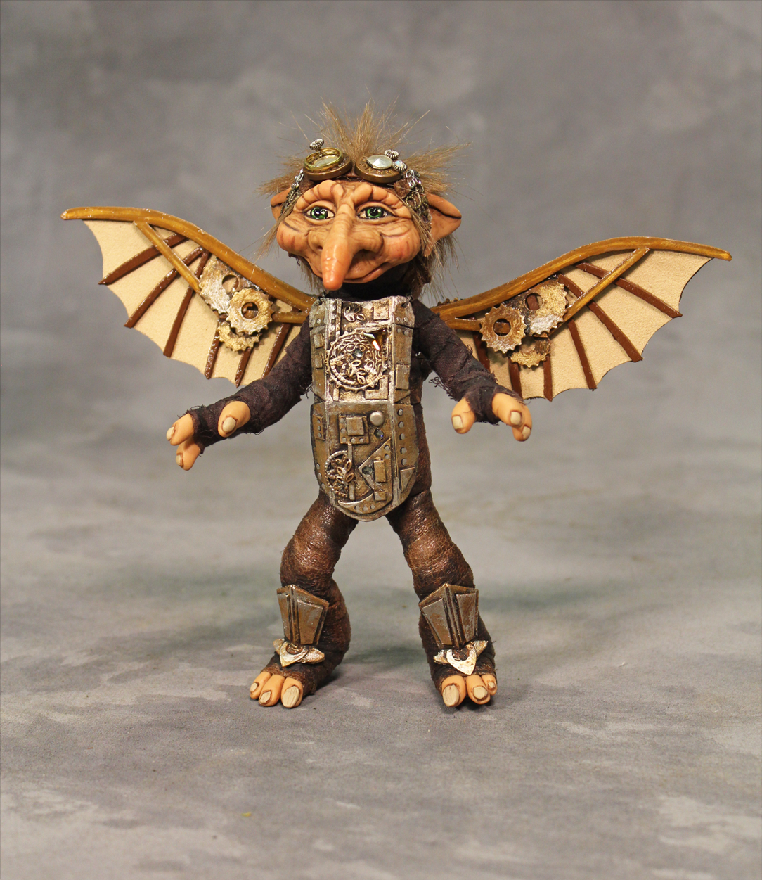 Fairy Willow's Troll Factory: Wix Steampunk Flying Goblin