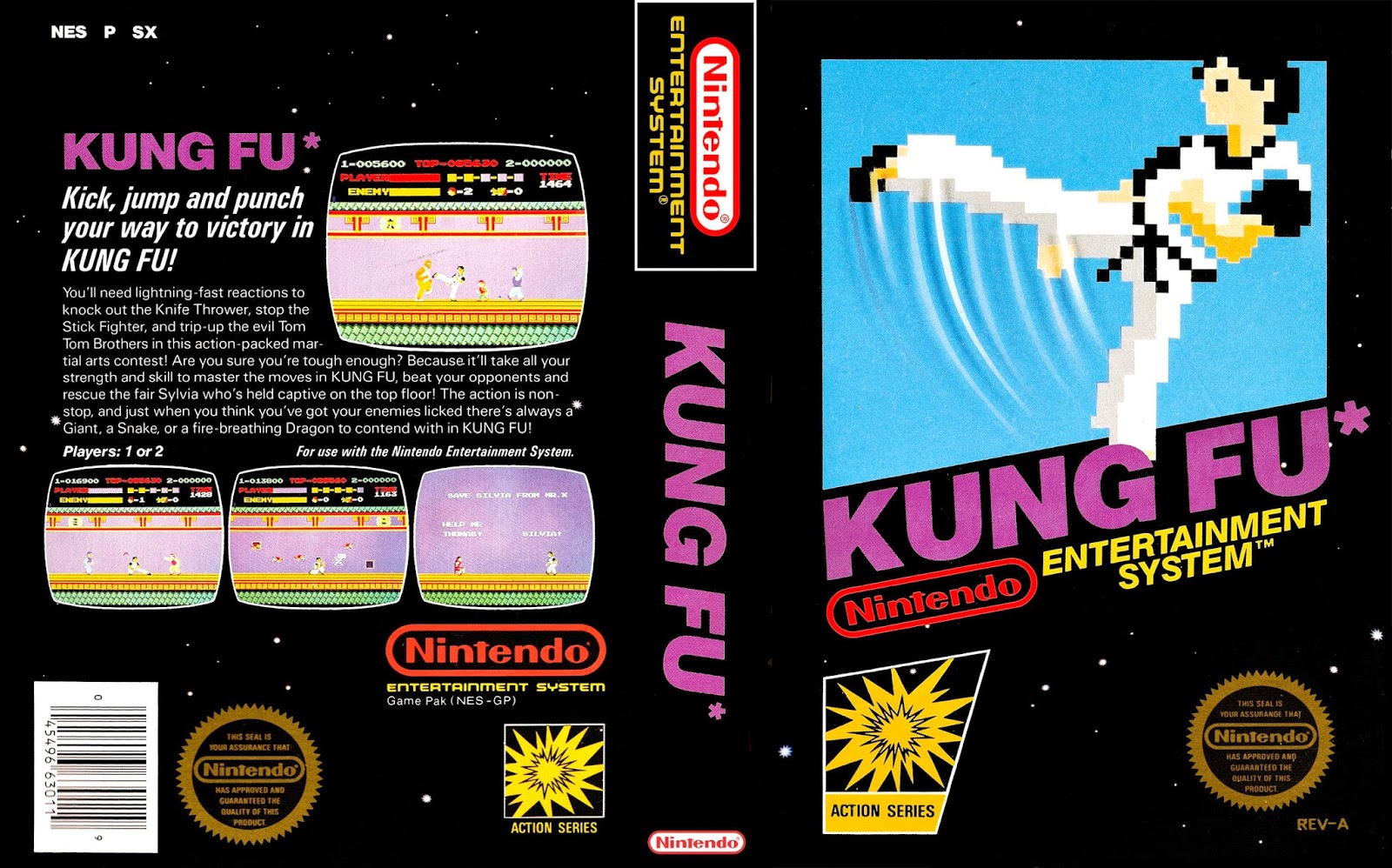 Directorio Roms: [TOP/NES] N°62 Kung Fu [INGLES]