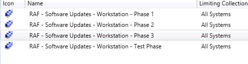 System Center Configuration Manager 2012 R2 - Phasing Software Updates ...