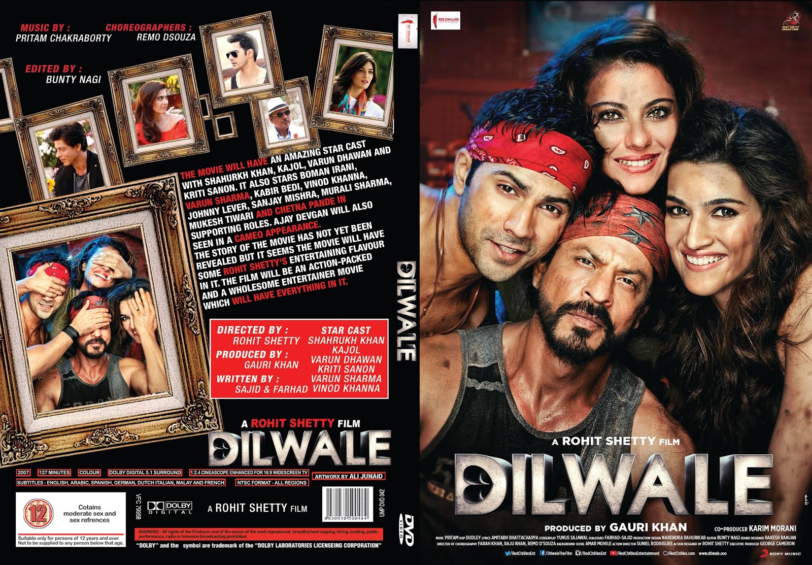 Dilwale - (Pasión Del Corazón) 2015 ~ Intercambios de DVD