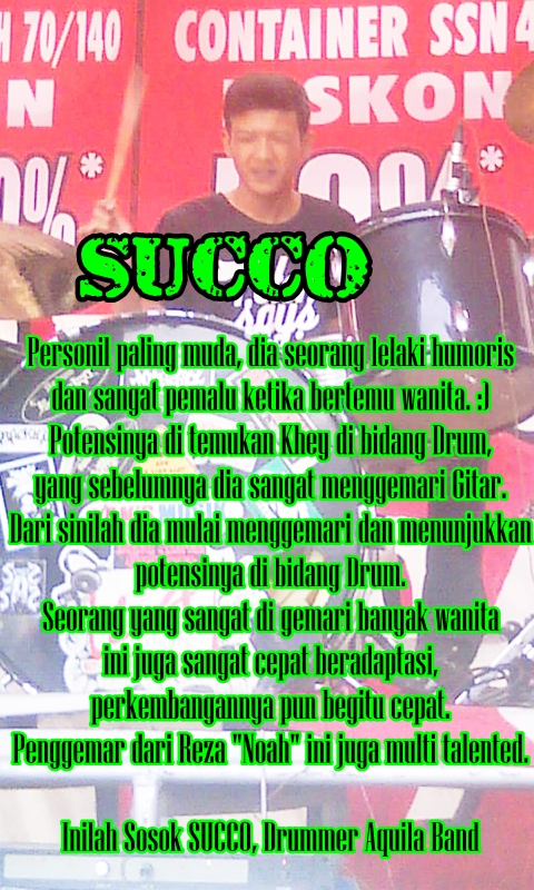 Khey Aquila Inspire: Contoh Band Profile (Aquila Band)