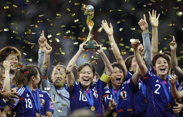 SREE MEDIA EDUCATION: Japan wins first World Cup Soccor title