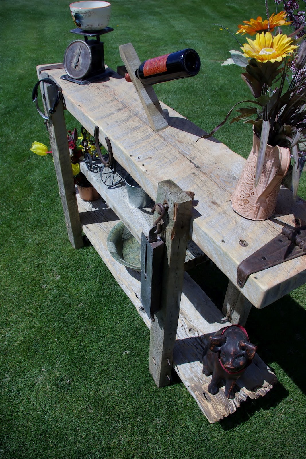 Reclaimed Rustics: Rustic Sofa Table
