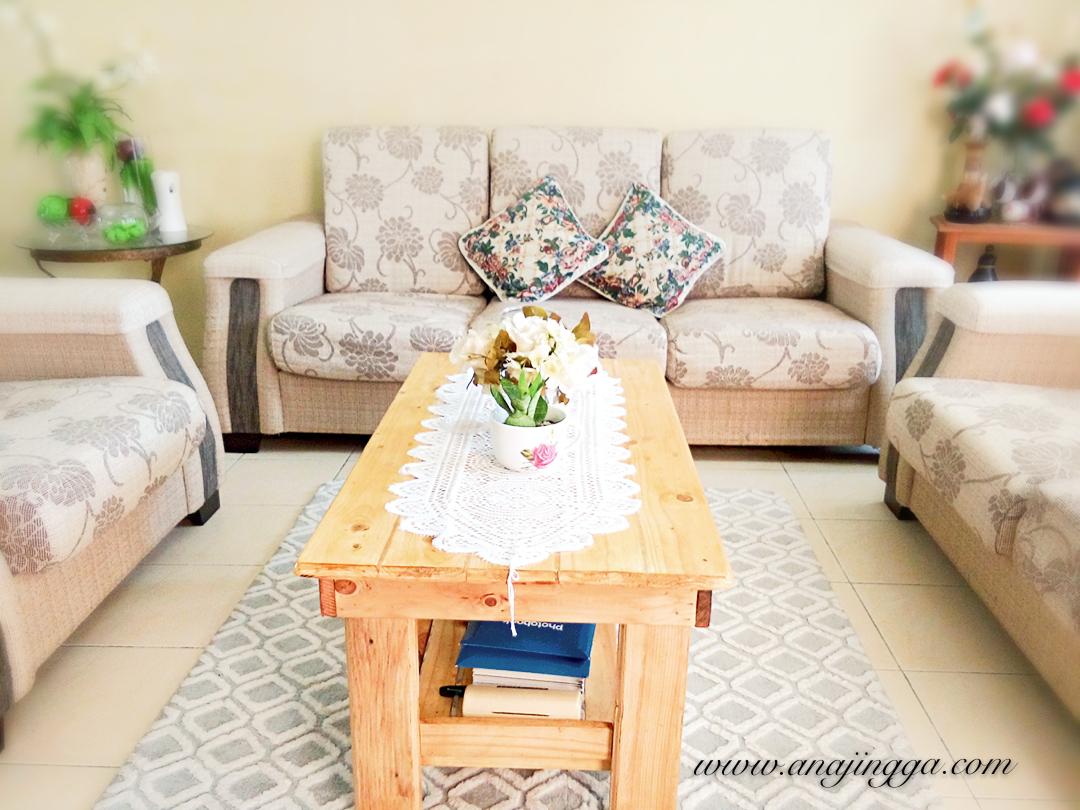 Dekorasi perabot kayu pallet tak kurang cantiknya