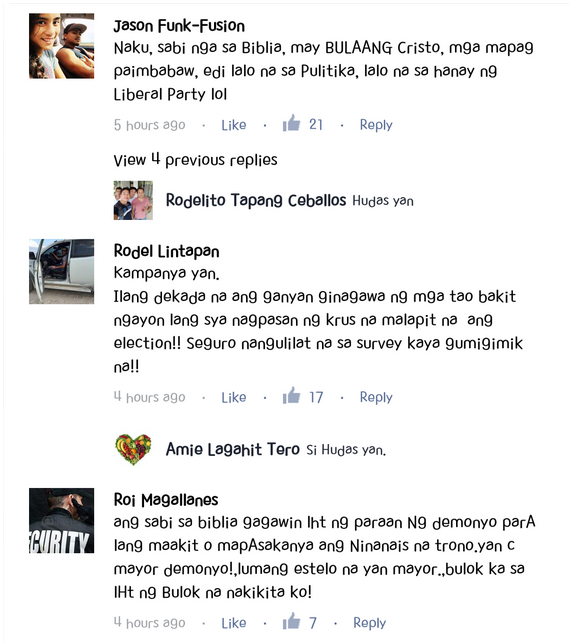 IloIlo Mayor Patrick Mabilog photo carrying a cross is making a buzz ...