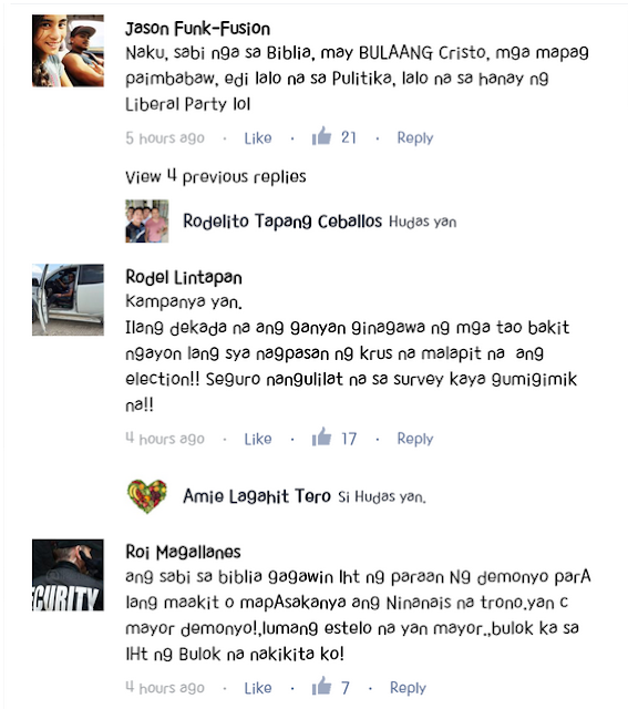 IloIlo Mayor Patrick Mabilog photo carrying a cross is making a buzz ...