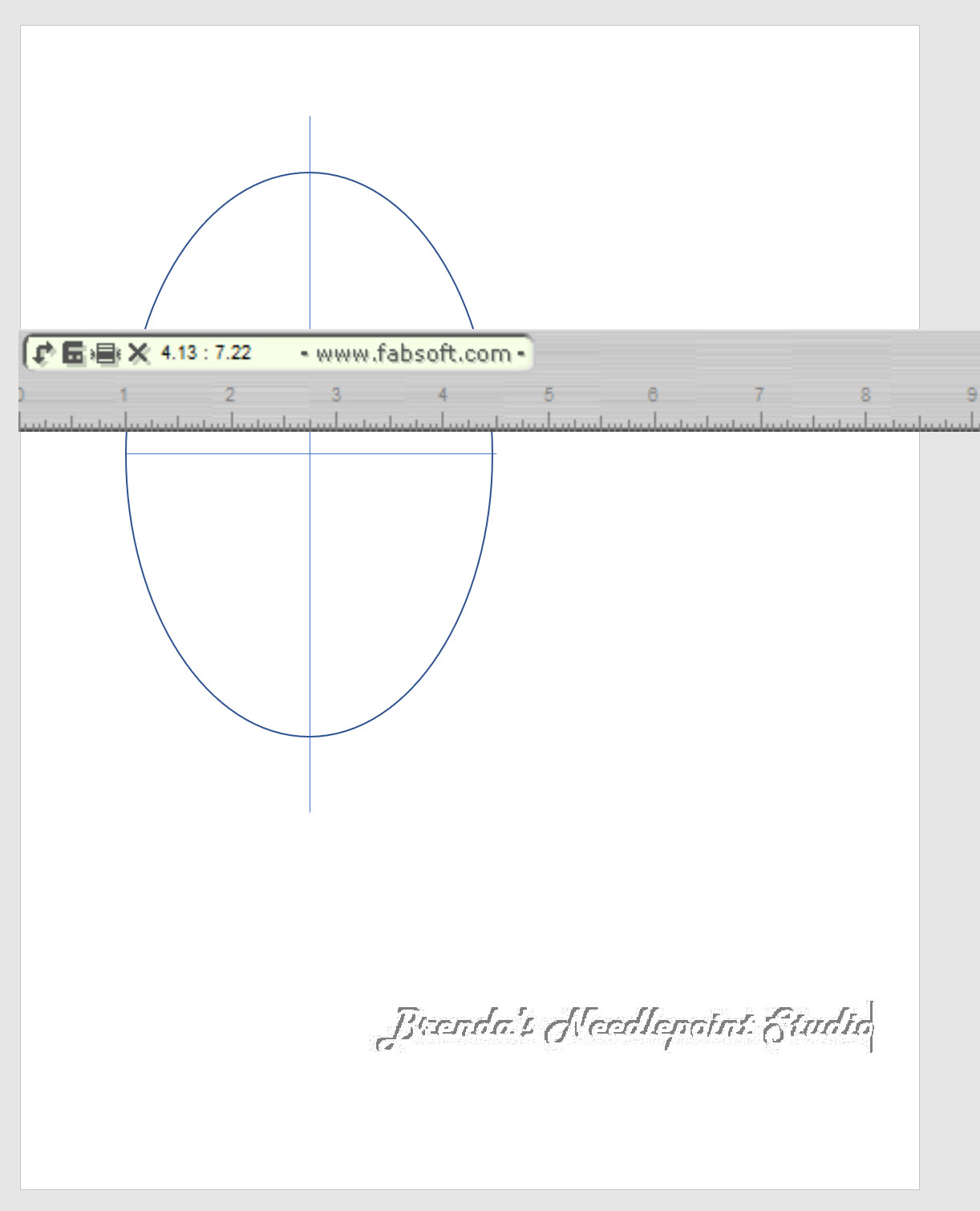 Brenda's Needlepoint Studio: Trimming The Tree Ornament - 12/3/17