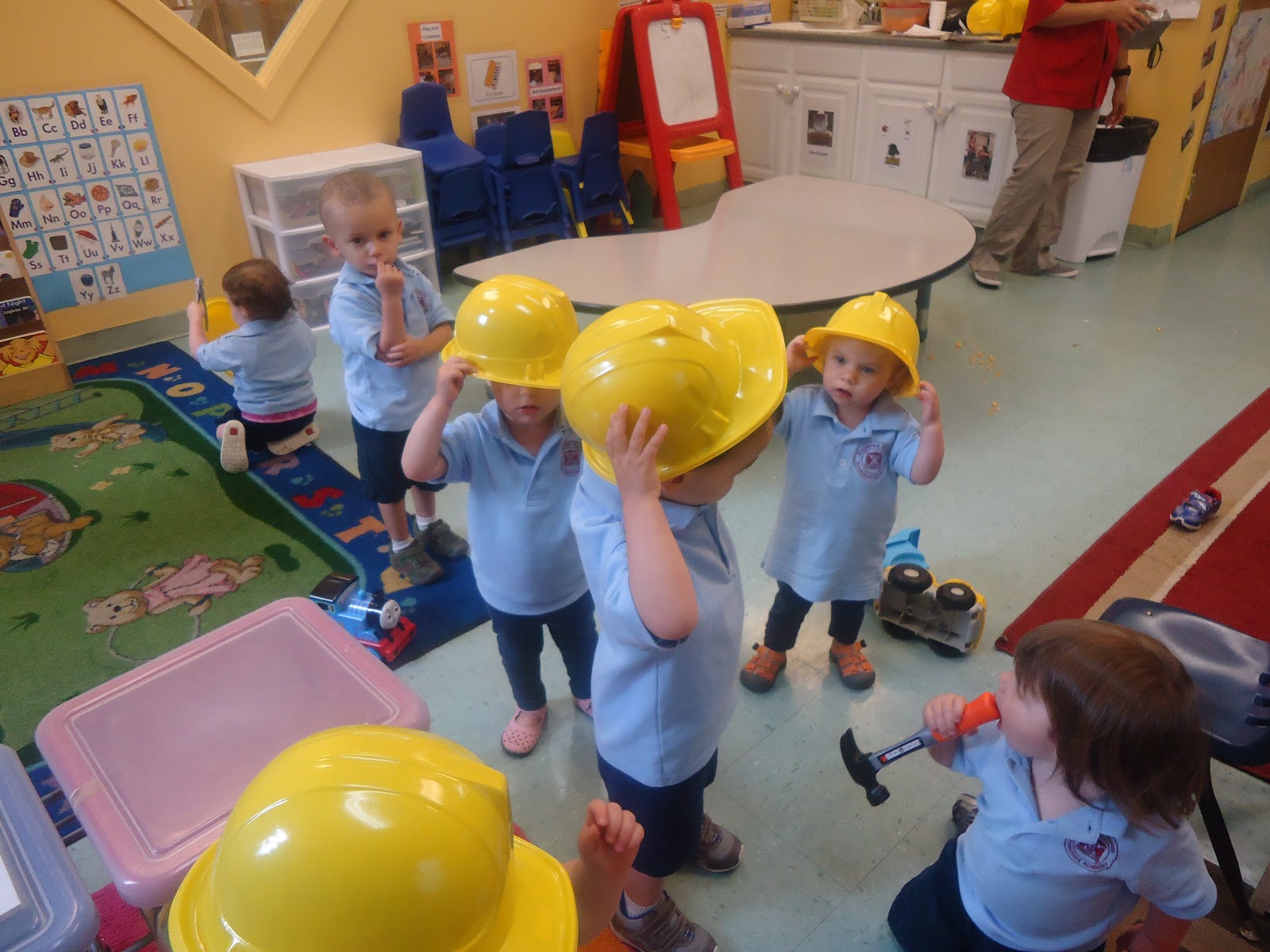 Welcome to the HH Toddler Classroom!: Dramatic Play: Construction Workers