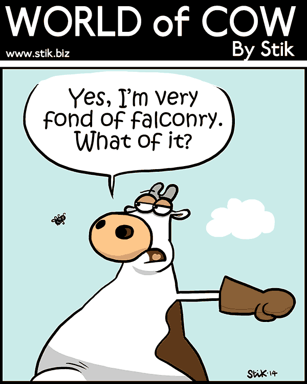 The Cartoonist known as StiK: World of Cow Cartoons