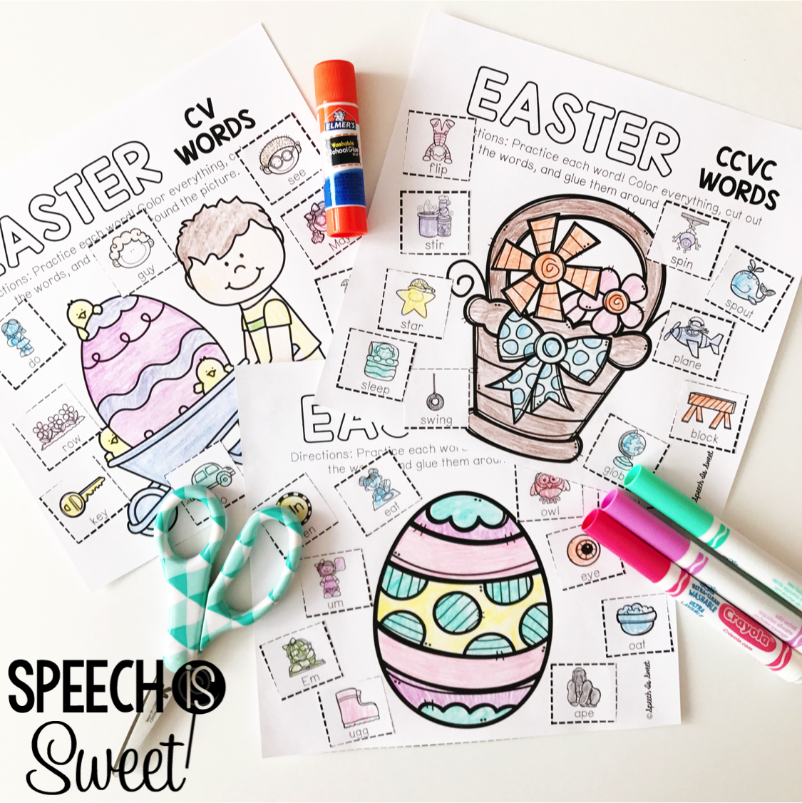 Easter Theme in Speech Therapy! - Speech is Sweet
