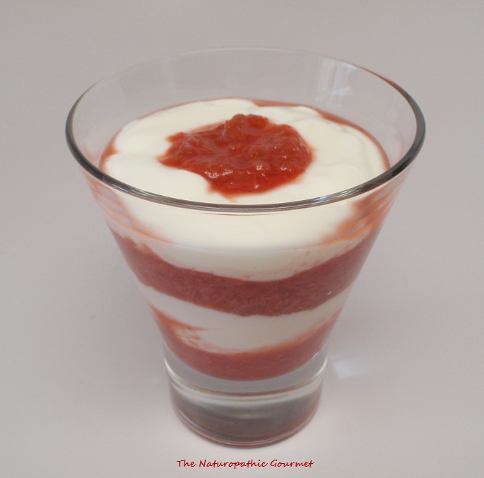 Strawberry Rhubarb Mousse