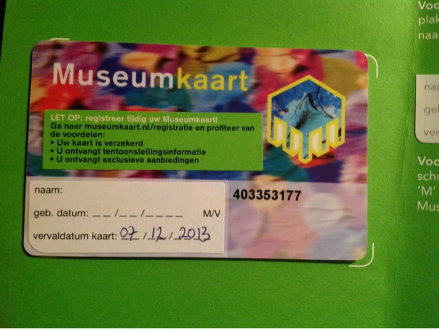 Expat in Eindhoven: Museum Card (Museumkaart)