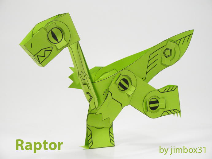 Paper Poseables: Raptor