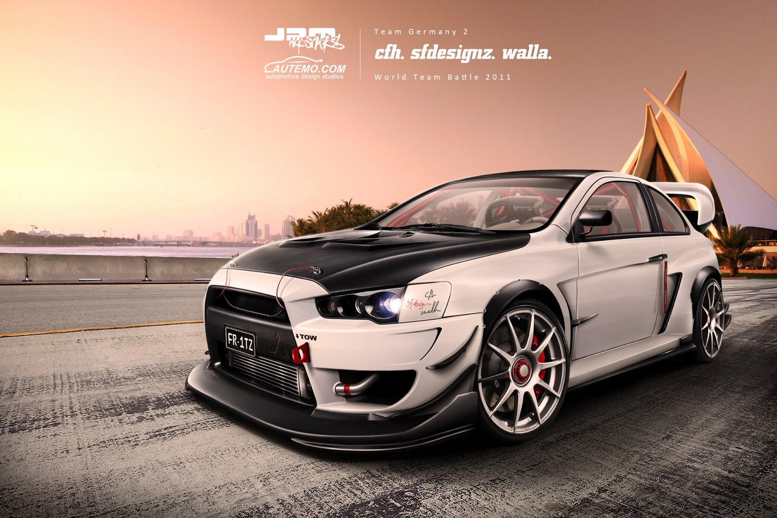 Mitsubishi Lancer Evolution tuning srt by Autemo ~ Новости авто тюнинга ...