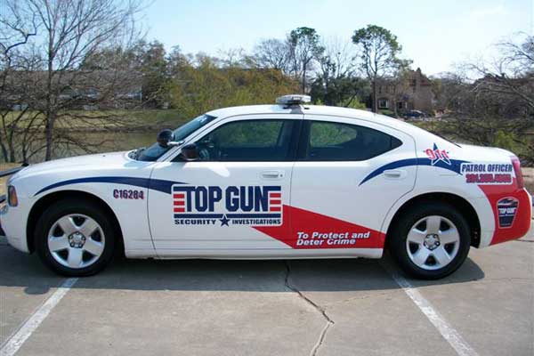 Top Gun Security and Investigation Services: Security Patrol Vehicles