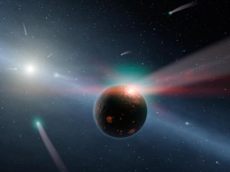 NASA's Spitzer Detects Comet Storm in Nearby Solar System ~ scientific ...