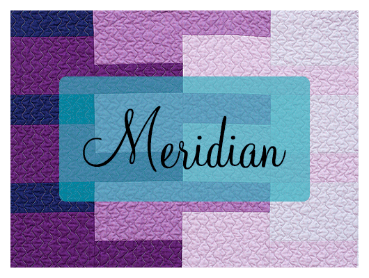 Little Bluebell: Finished Quilt: Meridian
