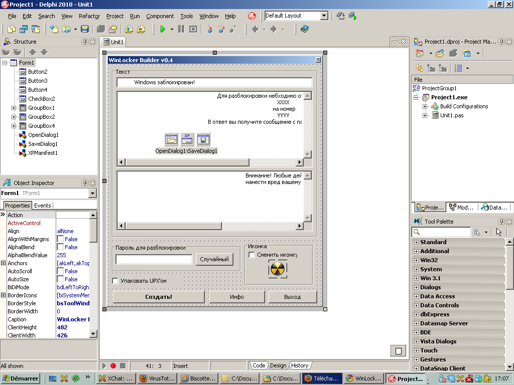 Winlocker Free XyliBox: WinLocker Builder v0.4 - Cracking Generated ...