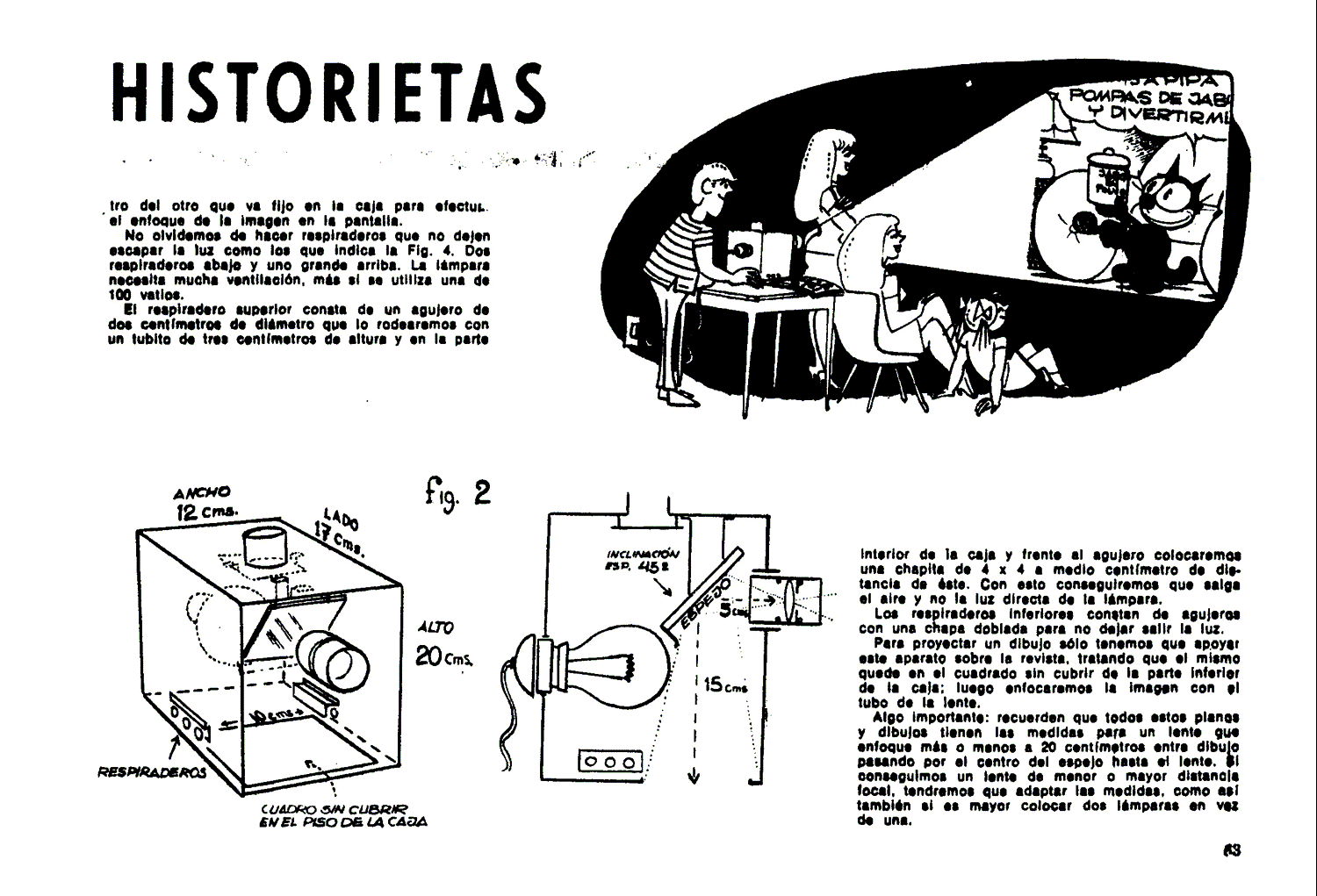 Proyector de historietas