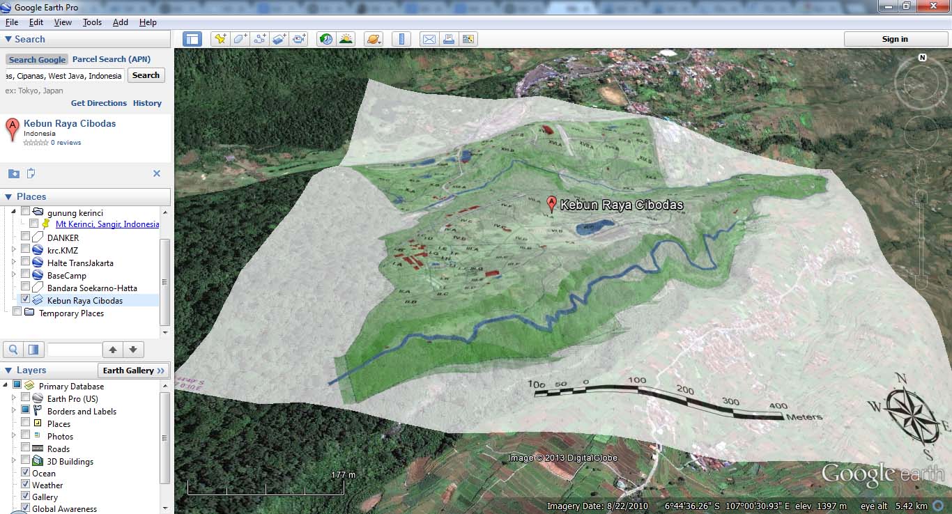 Overlay Image Pada Google Earth ~ Lembah Kerinci