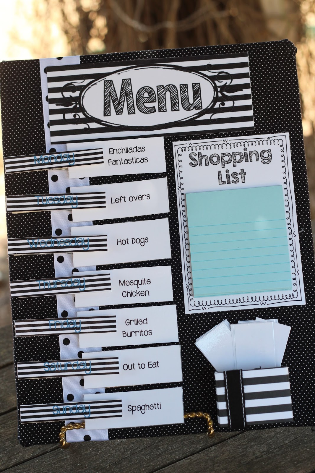 A View Into My Classroom: Menu Board