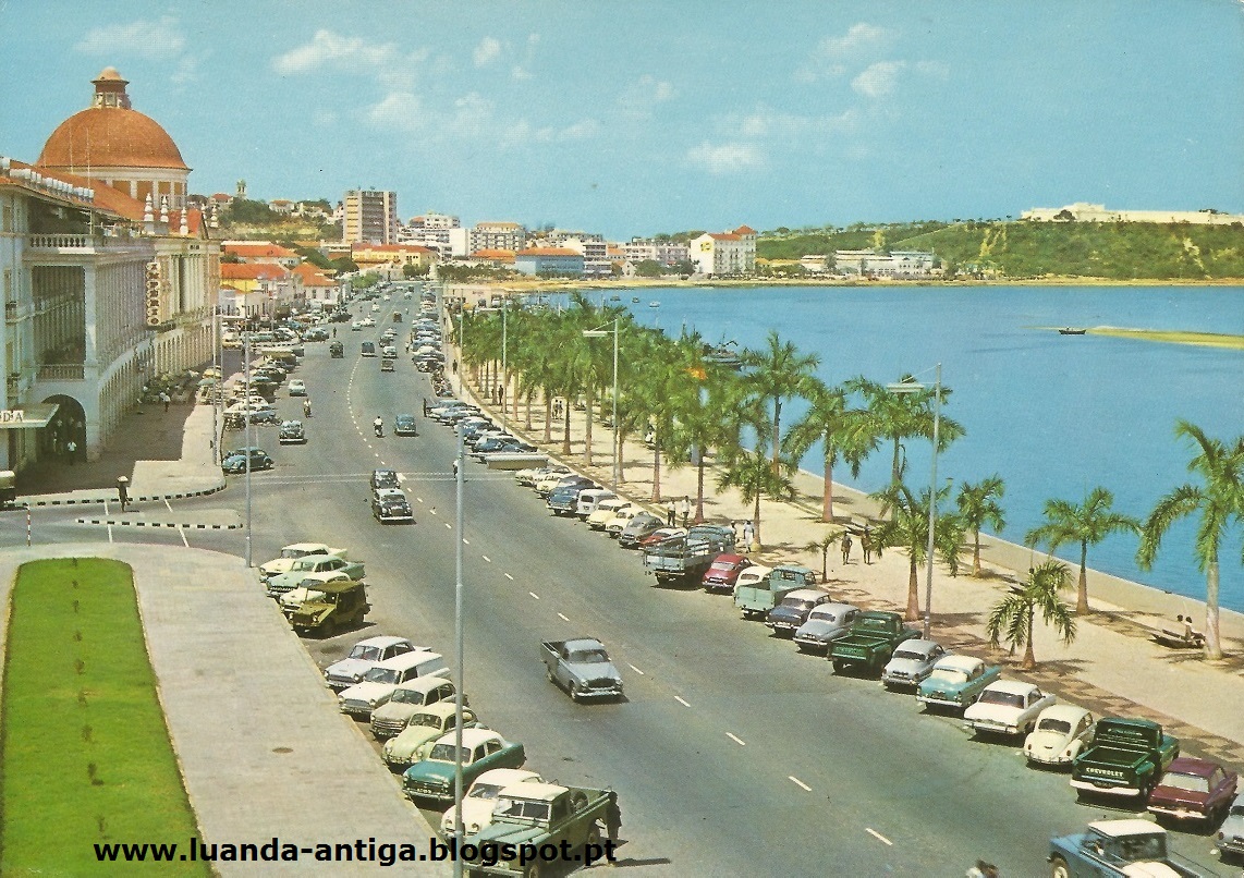 LUANDA em antigas imagens: LUANDA - anos 1960 postal antigo ANGOLA AFRICA