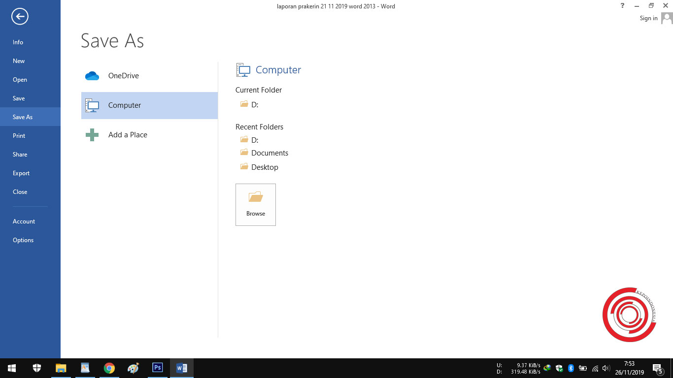 Cara Save Dokumen Word di Office Terbaru Supaya Bisa Dibuka di Office ...