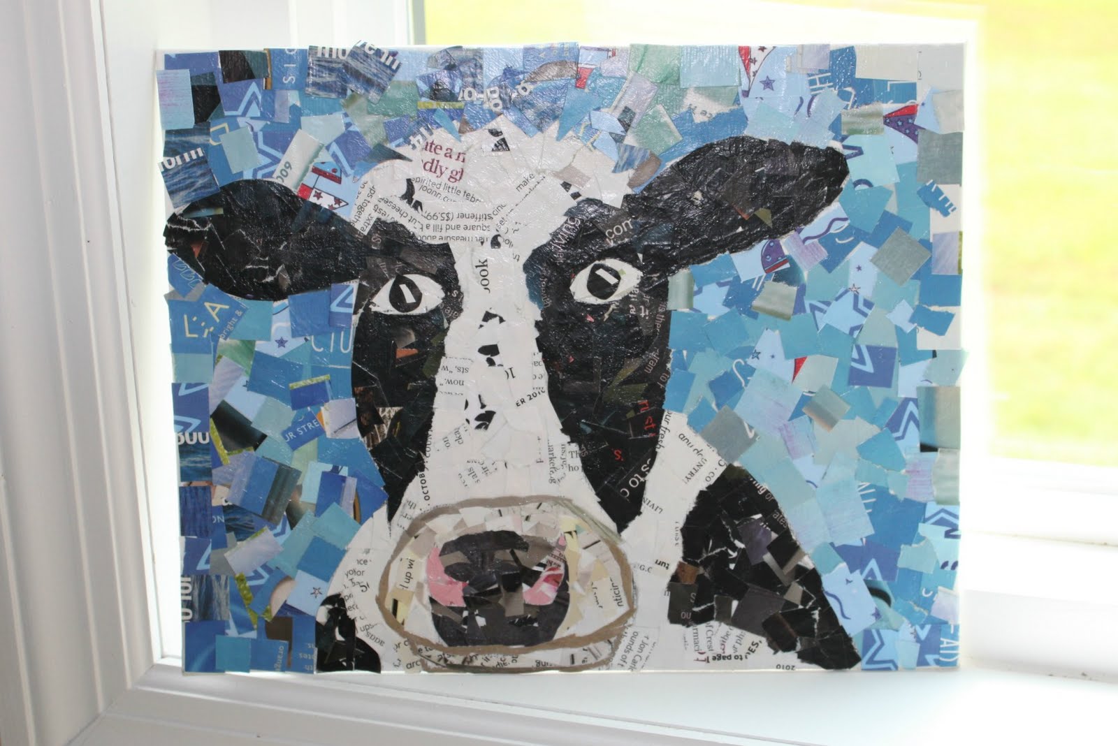 PitterAndGlink: Fun Magazine Scrap Cow Collage