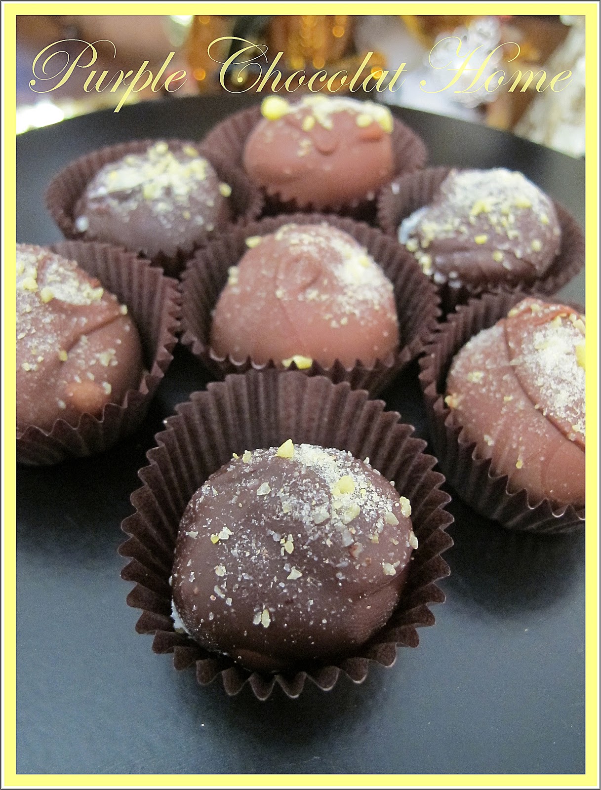 Lemon Dream Chocolates - Mrs. Claus Dipping Factory 2012 - Purple ...