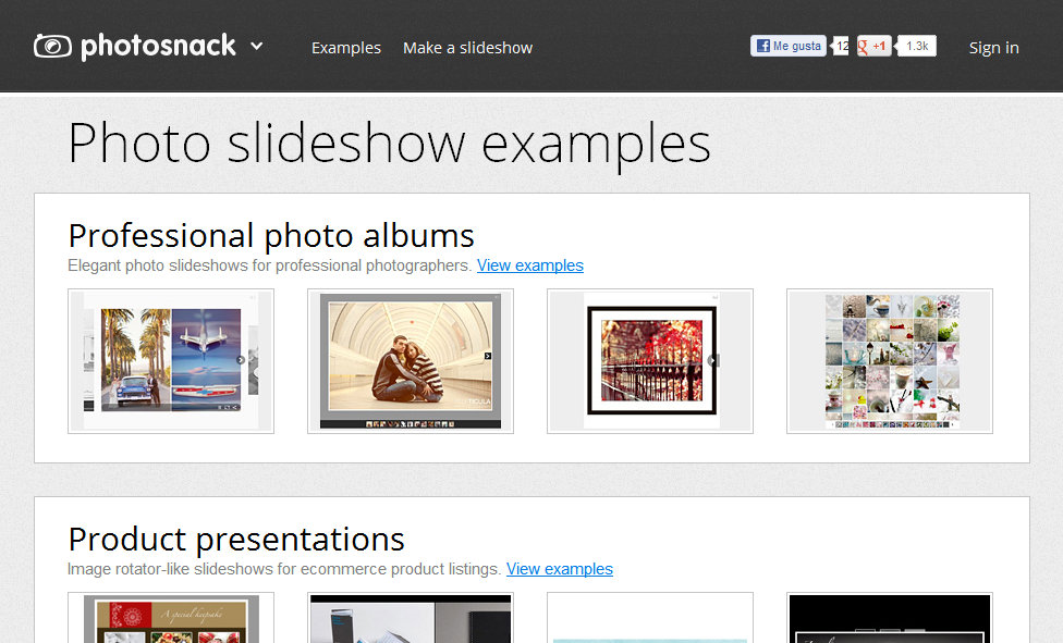 Aprendo en la web: PhotoSnack: Crear y compartir presentaciones de fotos