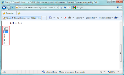 Tutoriales de Programacion Java: Struts 2 - Parte 2: OGNL