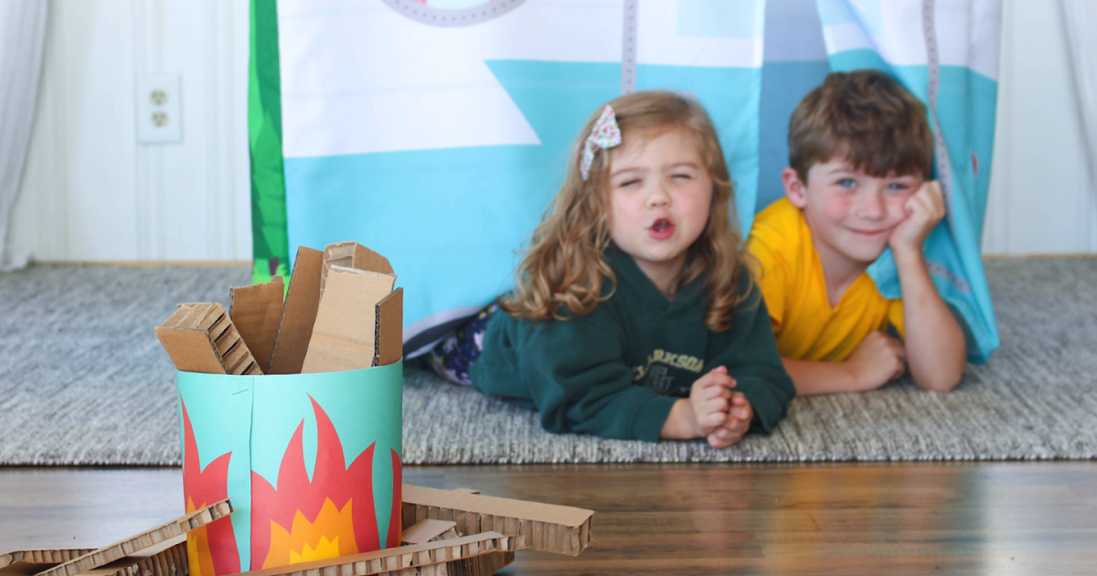 camping with hide-a-boo | Cloudy Day Gray