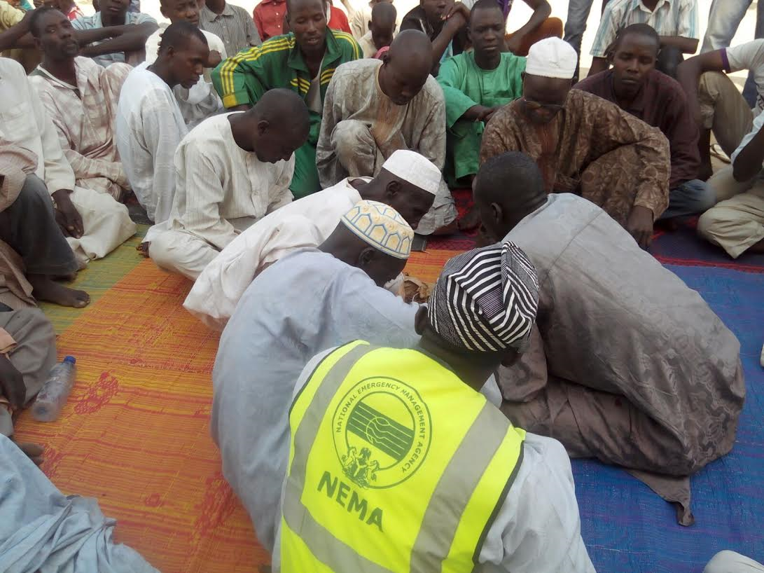A wedding takes place at Fufore IDP camp (photos)